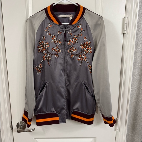 Chelsea & Violet | Jackets & Coats | Chelsea Violet Floral Embroidered ...
